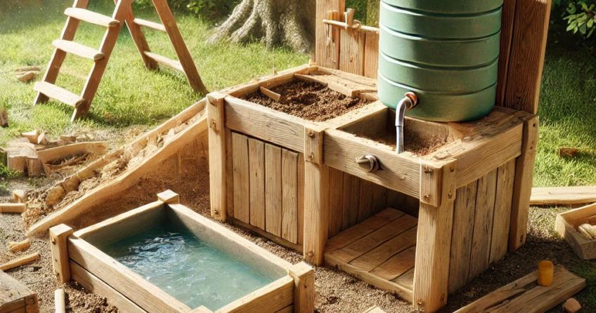 Matschkuche Mit Wassertank
